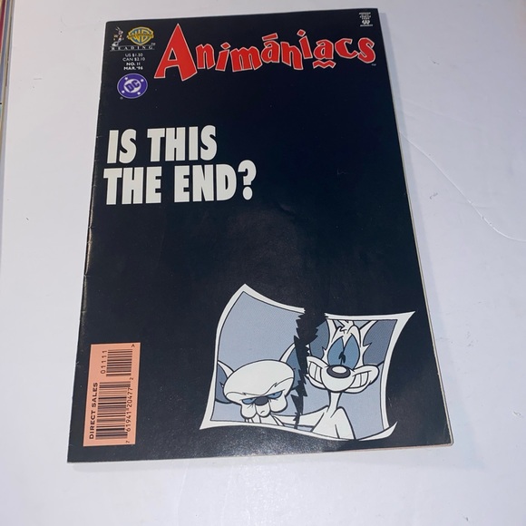 Other | Animaniacs Comic 11 1996 Dc Comics Pinky The Brain Warner ...